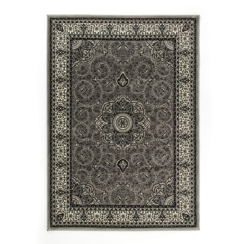 Luxury Hand Carved Grey Persia Rug | Hand Carved Rug