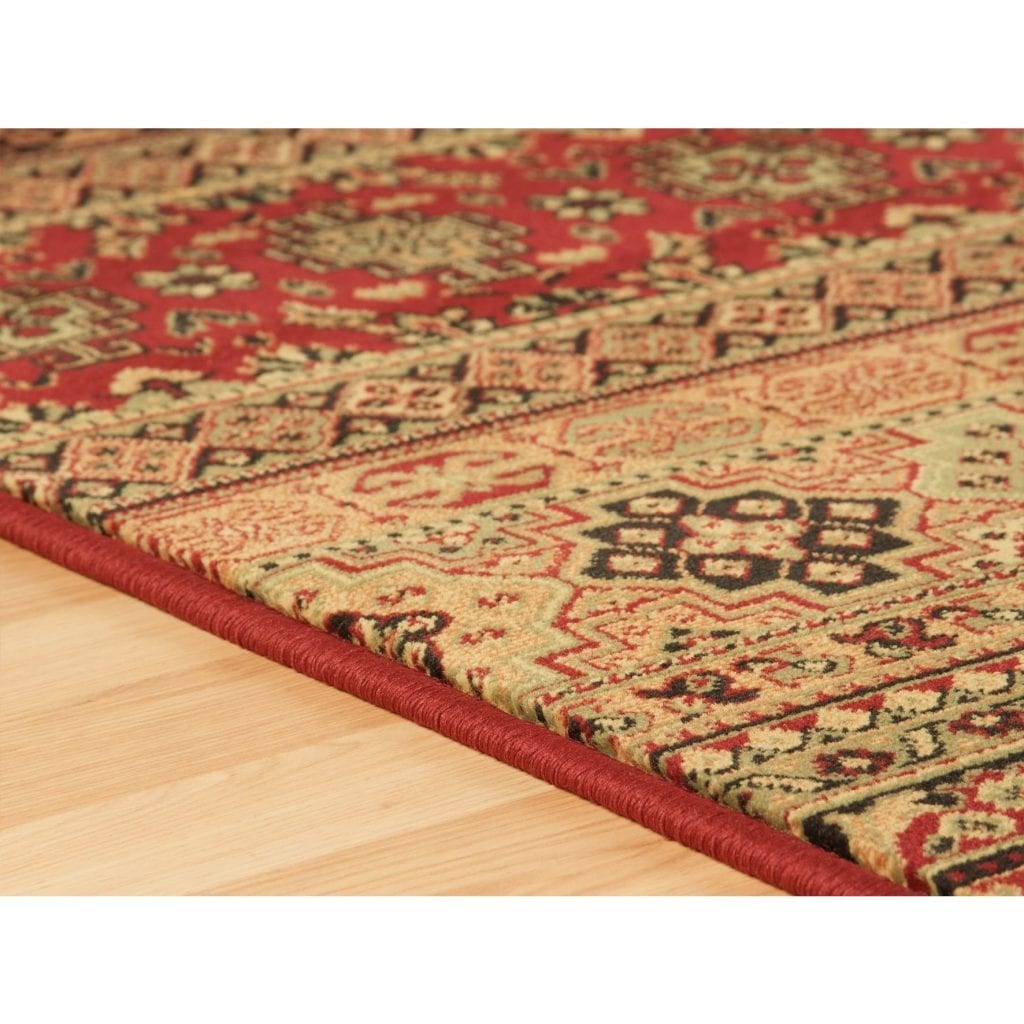 Kendra Red Rust Traditional Rug | Traditional Design