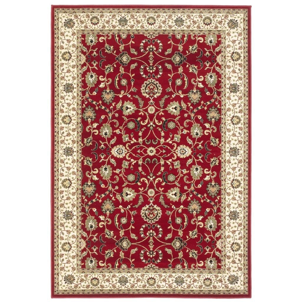 Kendra Red Traditional Rug | Traditional Design Rug