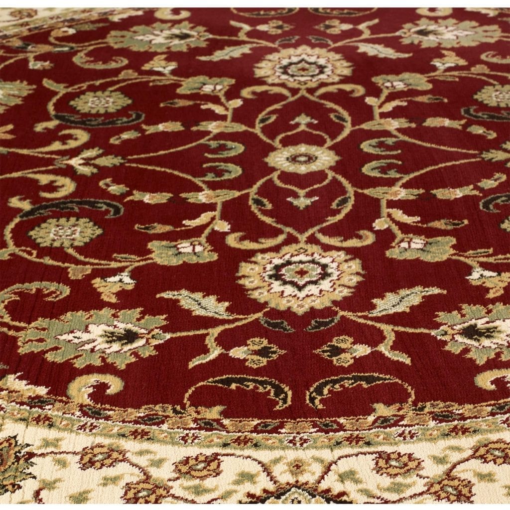 Kendra Red Traditional Rug | Traditional Design Rug