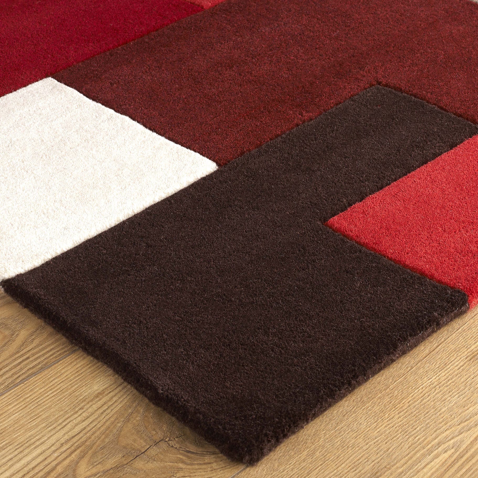 Lexus Red Geometric Rug | Quality Geometric Rug