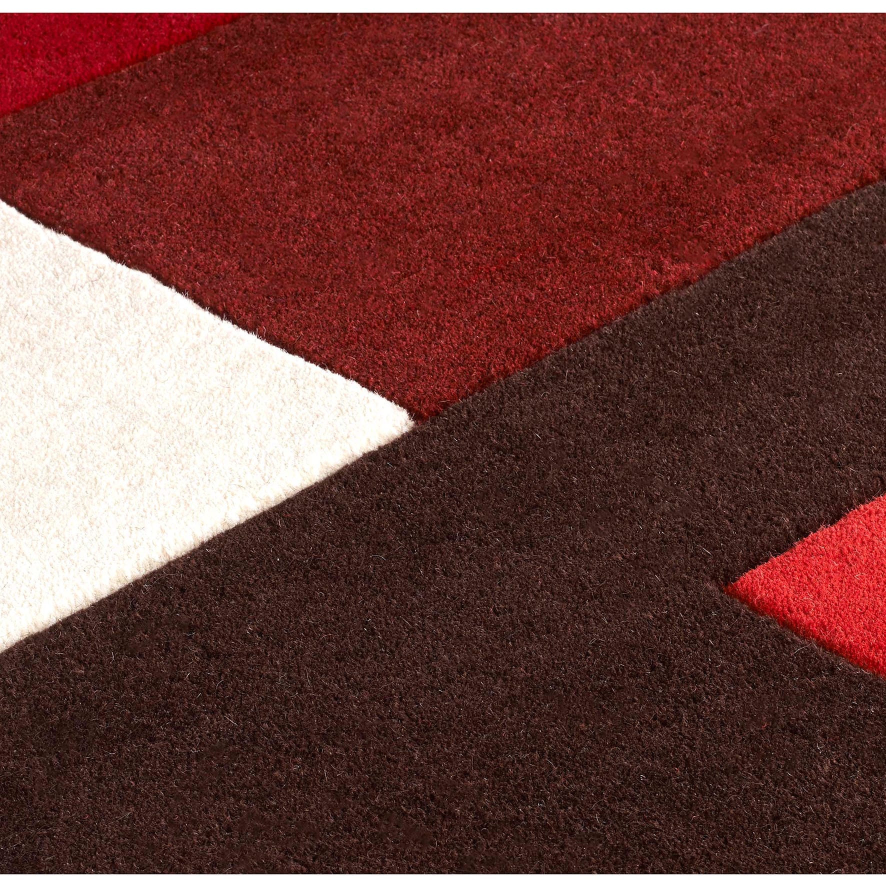 Lexus Red Geometric Rug | Quality Geometric Rug