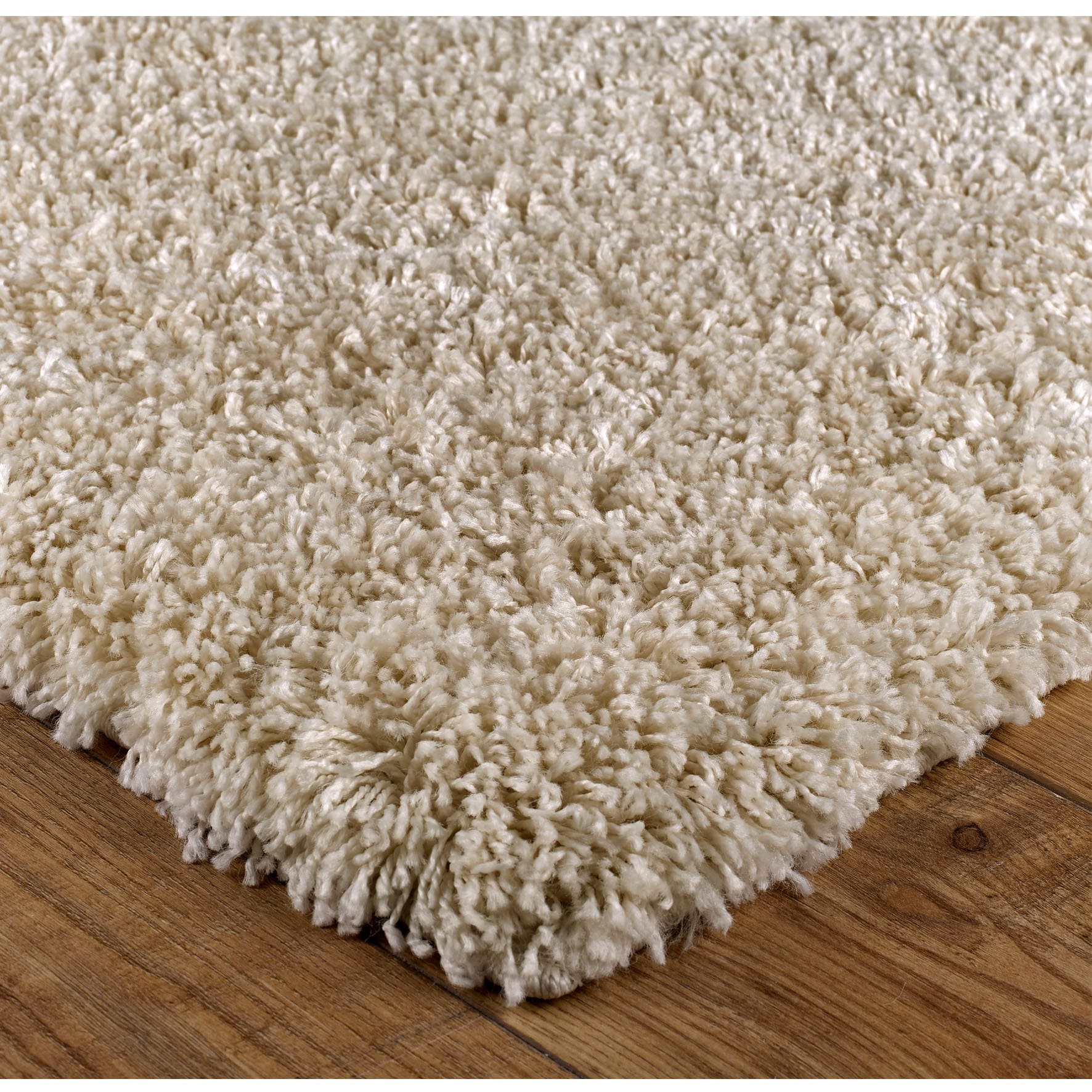 Serene Light Beige Shaggy Rug | Modern Rugs