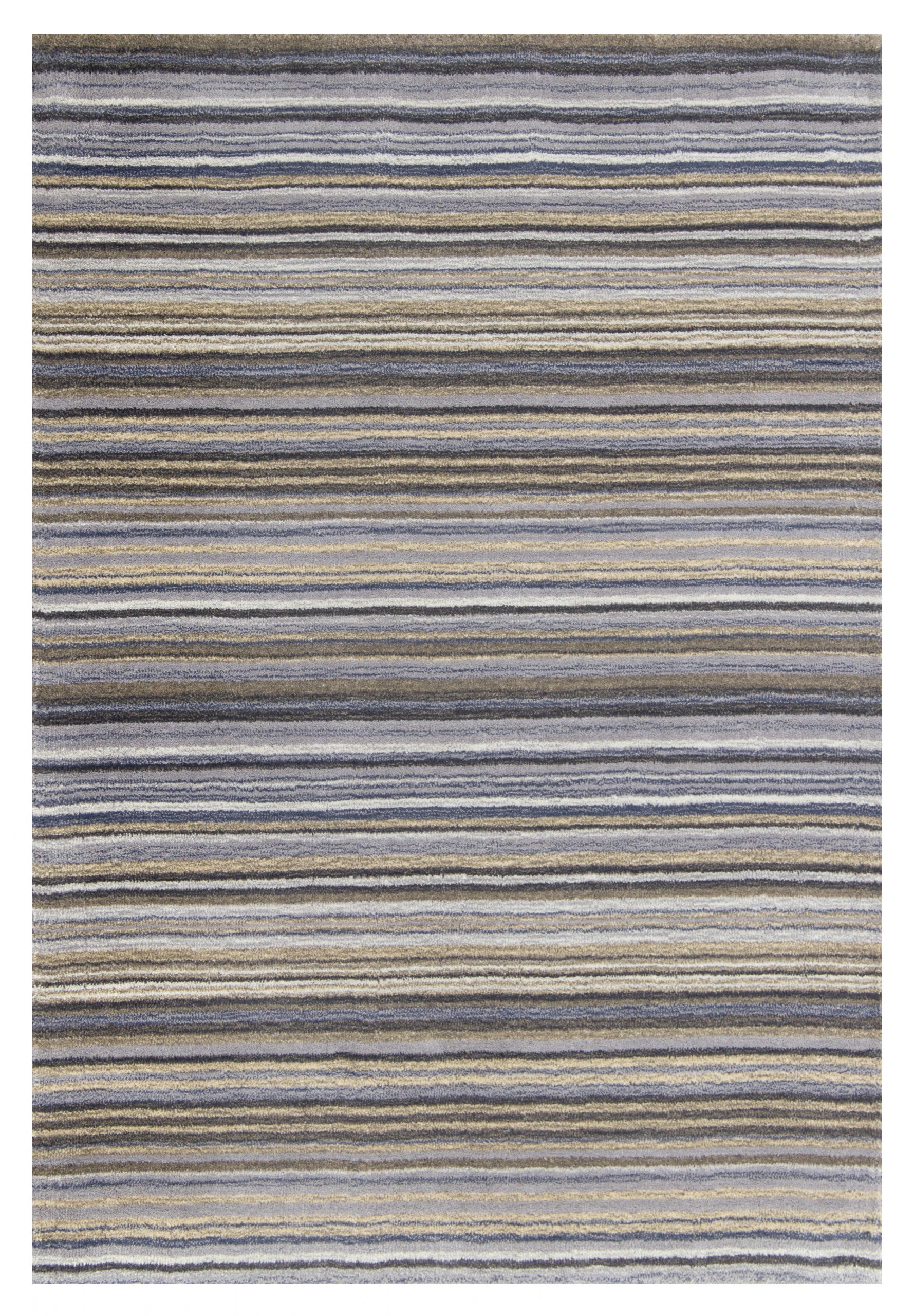 Carter Grey Striped Rug | Luxuriously Soft Striped Rug