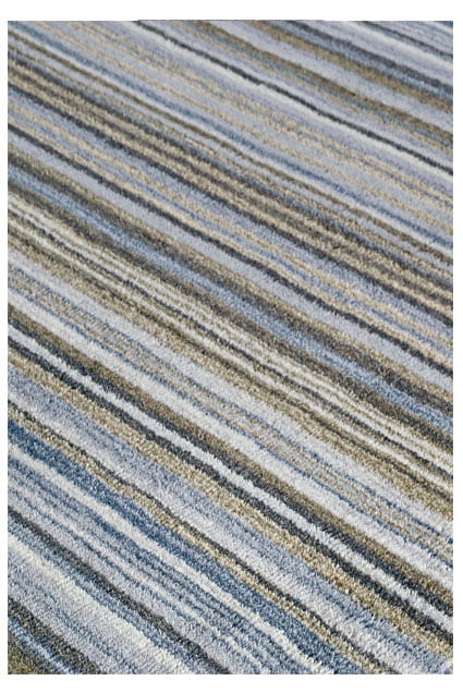 Carter Grey Striped Rug | Luxuriously Soft Striped Rug