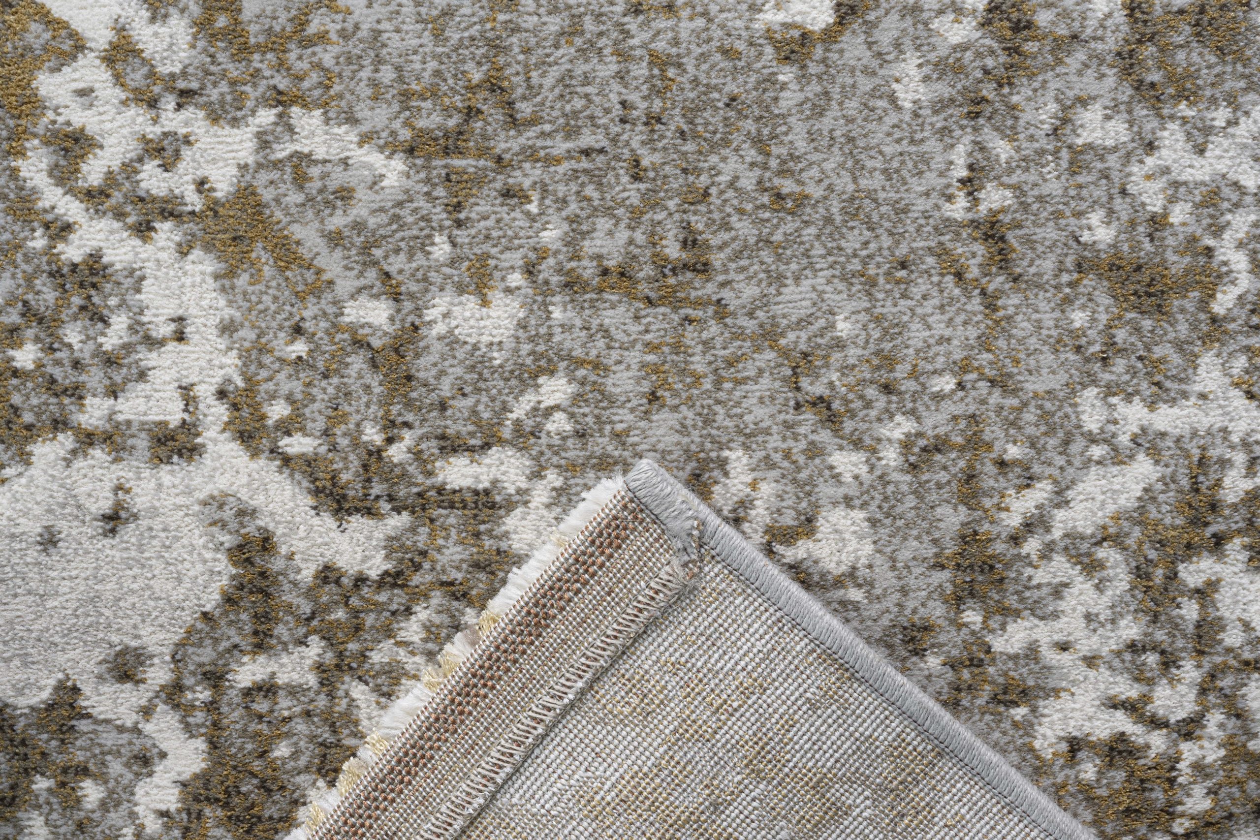 Quartz Luxurious Soft Rug With Flecks Of Gold 083-0011-6121 modern ...